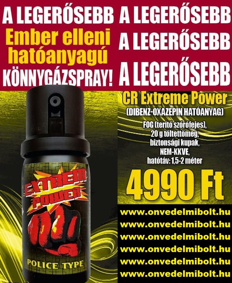 Gáz és paprika spray